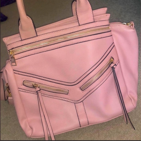 kathy ireland | Bags | Vintage Kathy Ireland Pink Shoulder Tote Bag ...